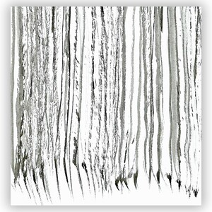 Black and White Vertical Ink Lines Shower Curtain - Etsy