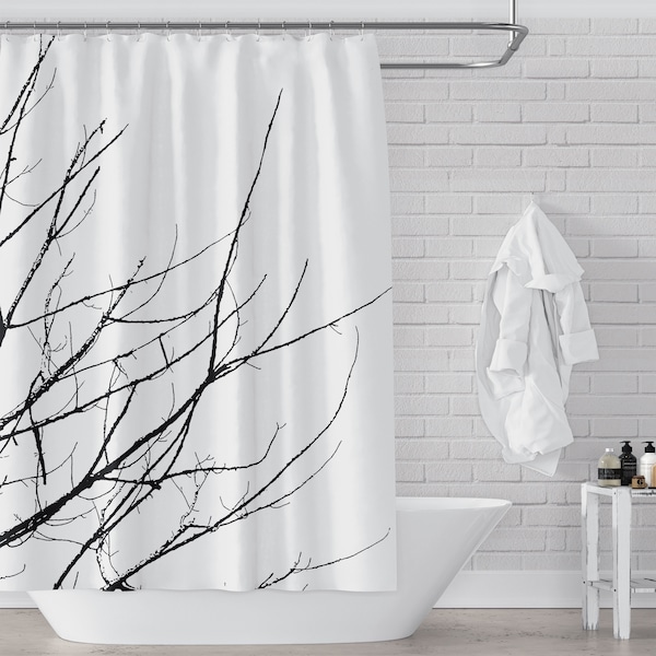 Tree Shower Curtain - Etsy