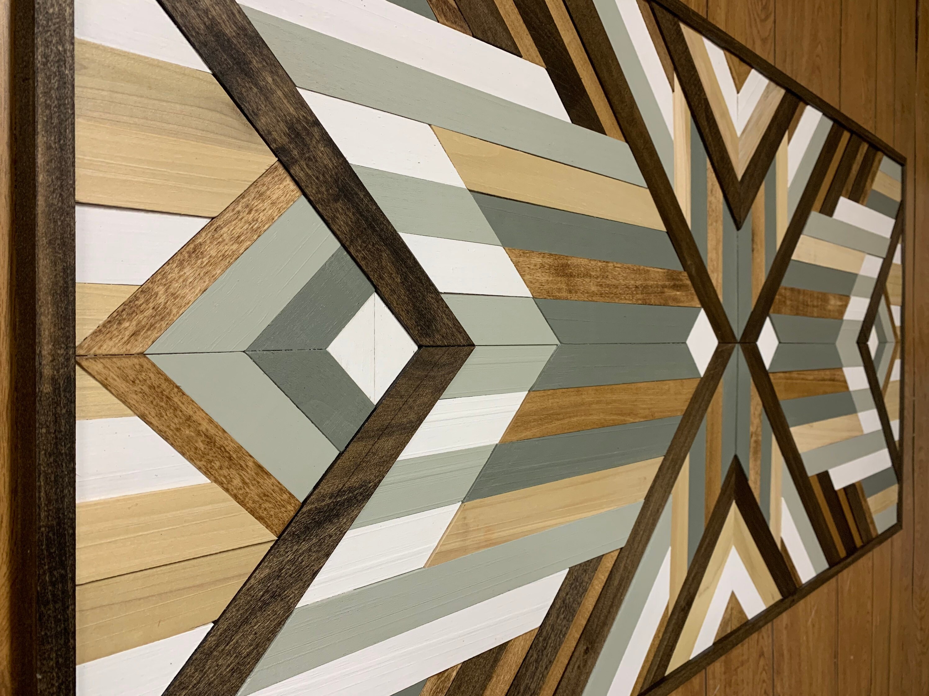 Geometric Wood Wall Art Wood Wall Art Home Decor Wall - Etsy