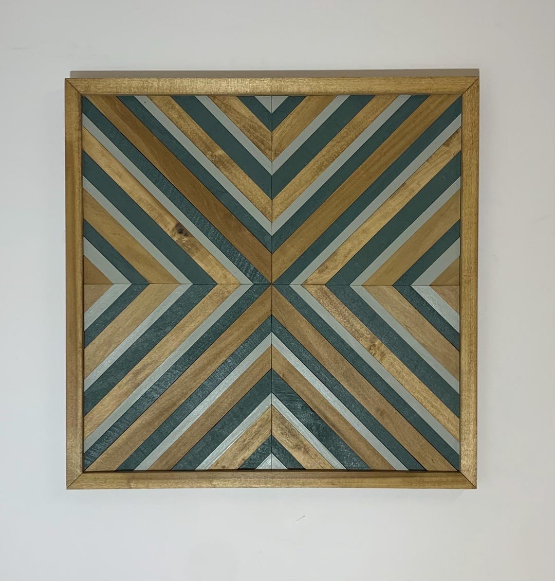 Geometric Wood Wall Art, Wood Wall Art, Wood Wall Decor, Home Decor ...