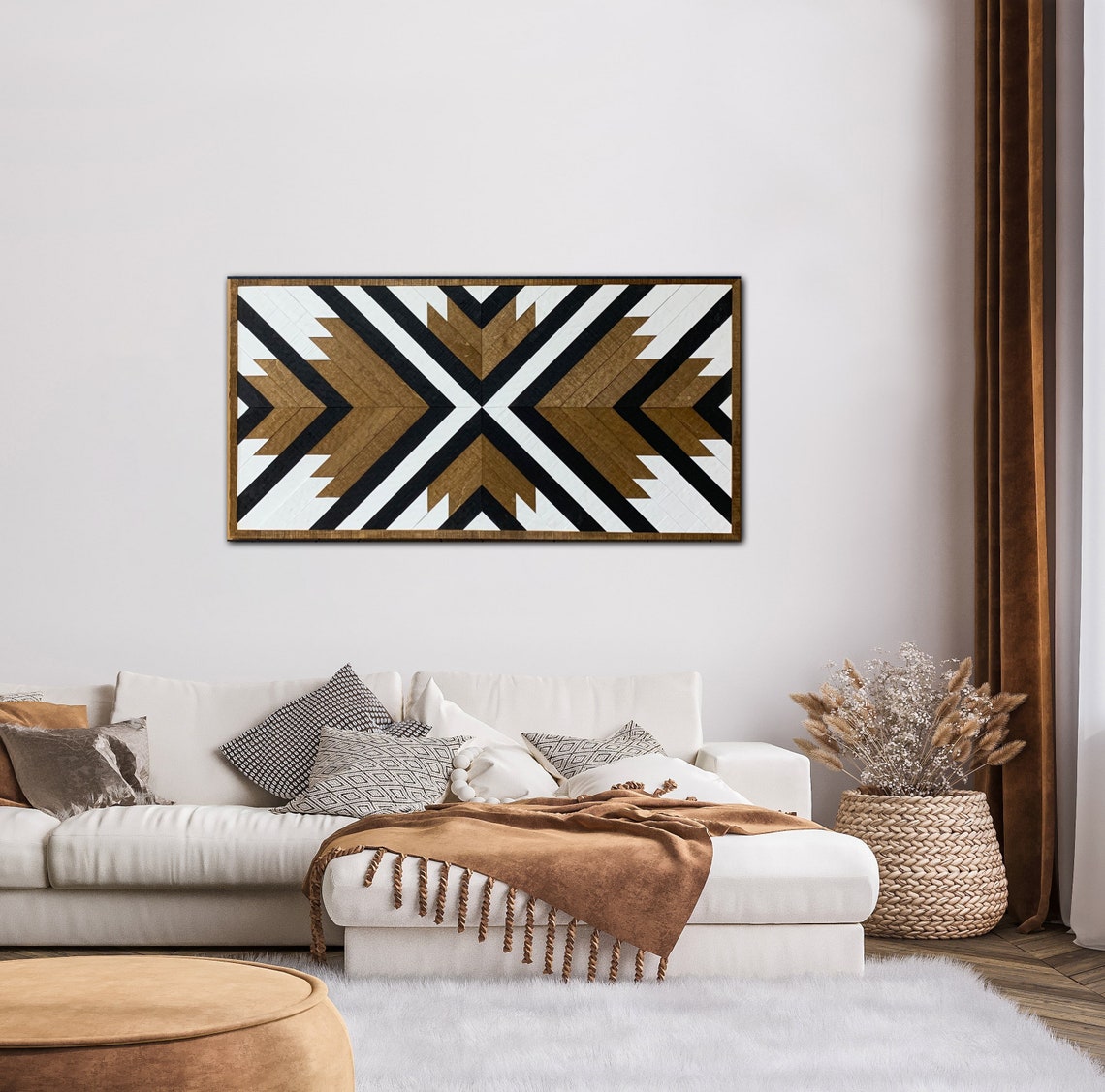Geometric Wooden Wall Art, Wood Wall Art, Home Decor, Wood Sign, Wood ...