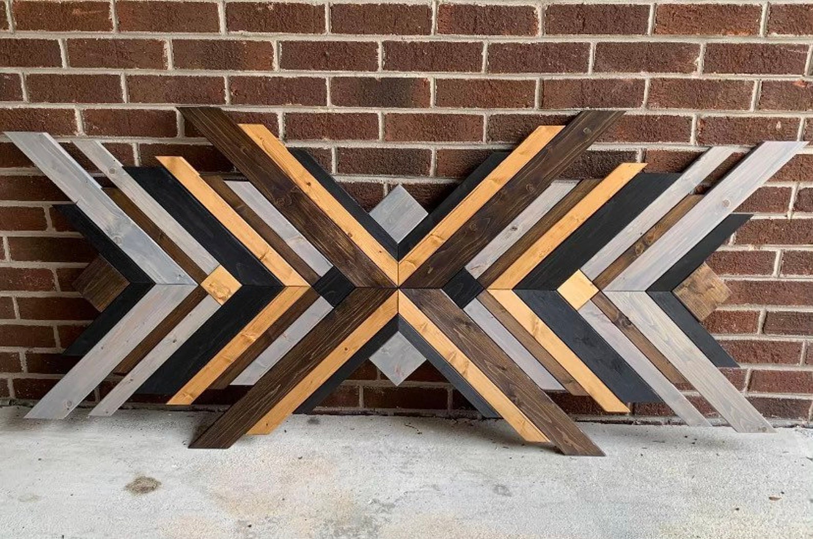 Geometric Wood Wall Art Wall Art Wood Wall Art Home Decor | Etsy
