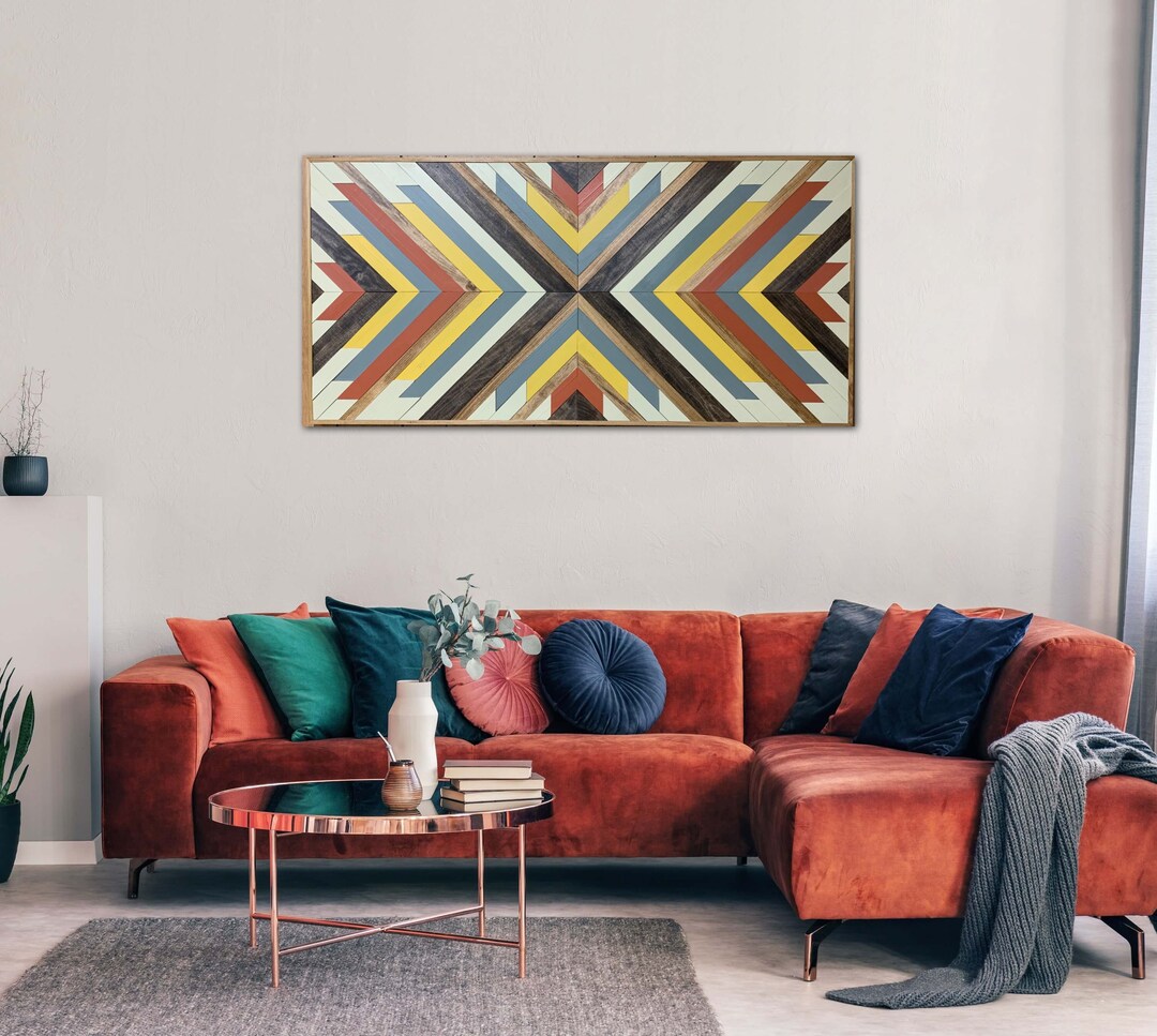 Calypso, Geometric Wall Art, Wood Wall Art, Wall Decor, Home Decor ...