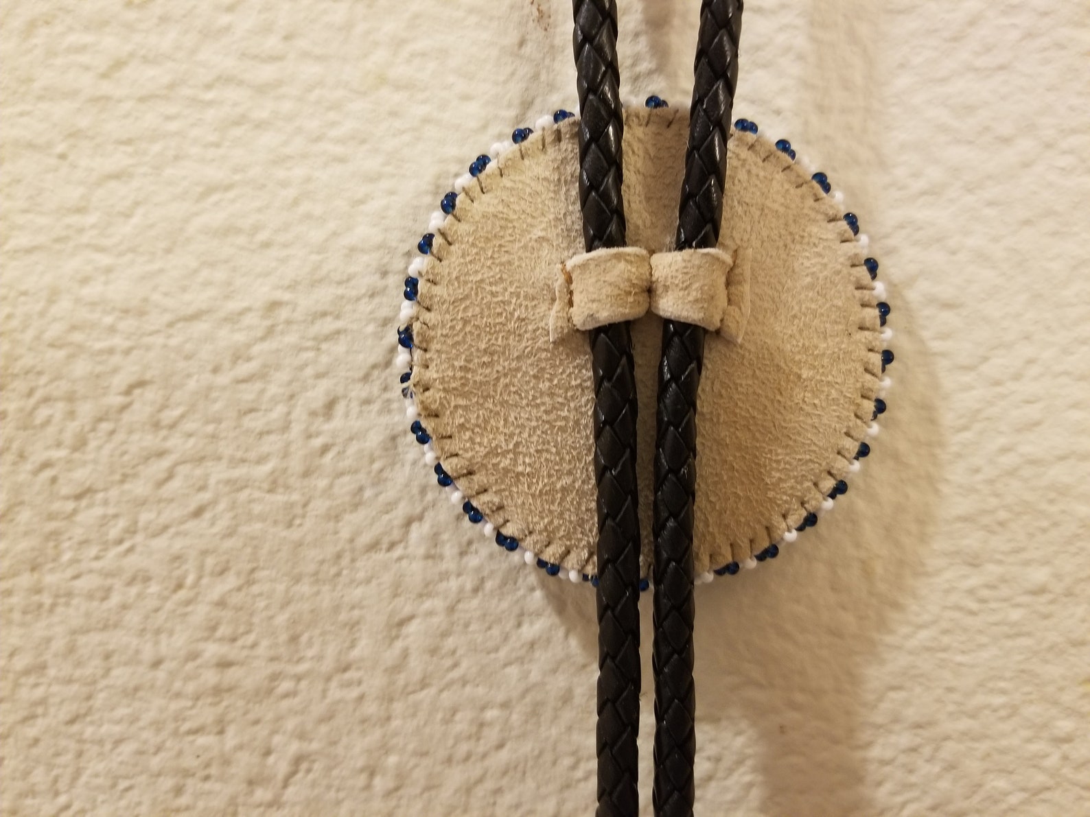 Beaded Bolo Tie Beaded by Thomas Harvey an Enrolled Member of the Ft ...