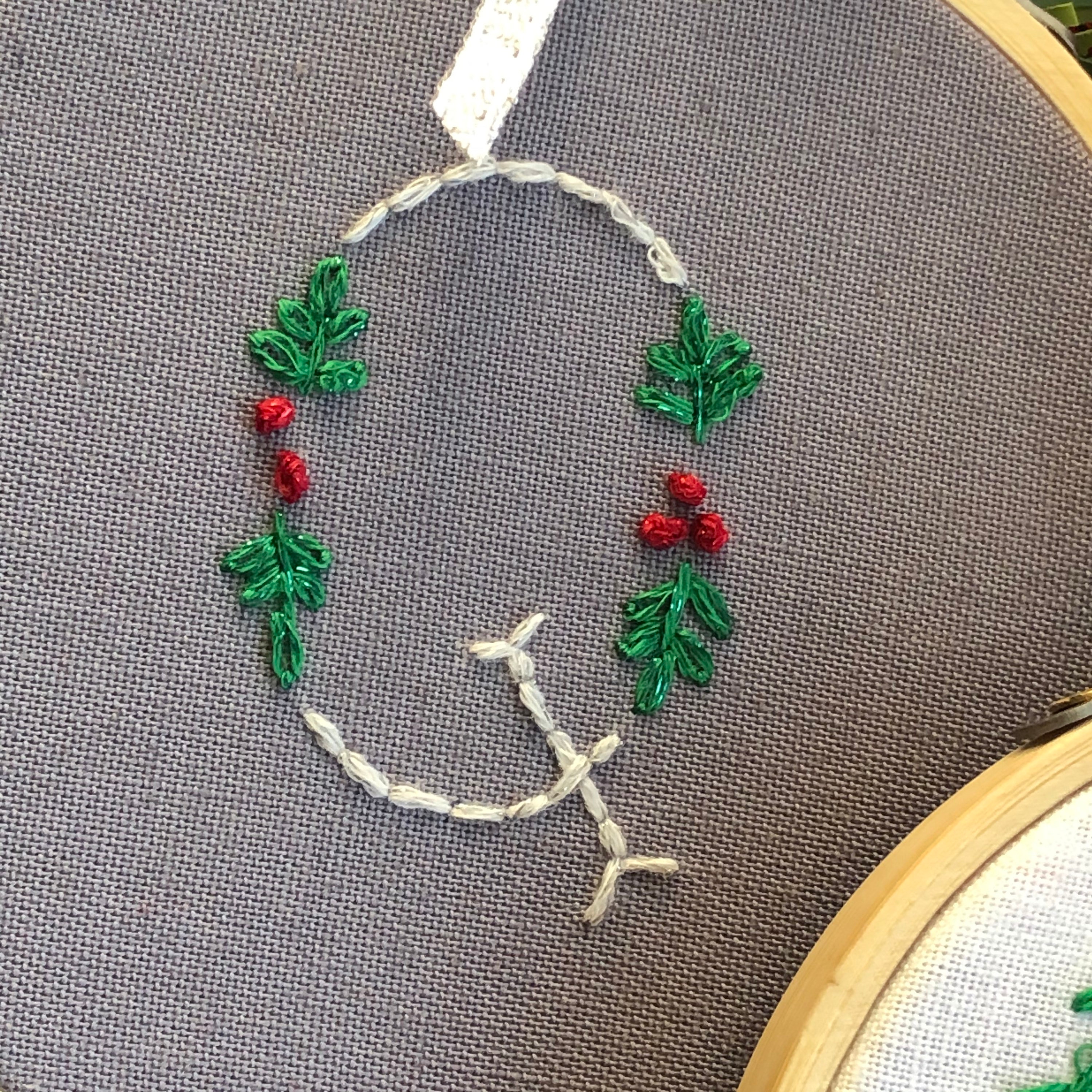 Mistletoe Alphabet Embroidery Alphabet PDF Rustic Pattern | Etsy