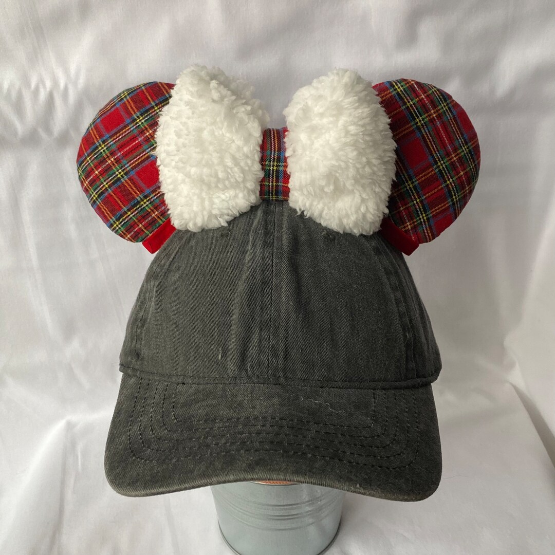 Minnie Ear Hat | Tartan Plaid | Christmas | Mickey Mouse Ears | Mouse ...