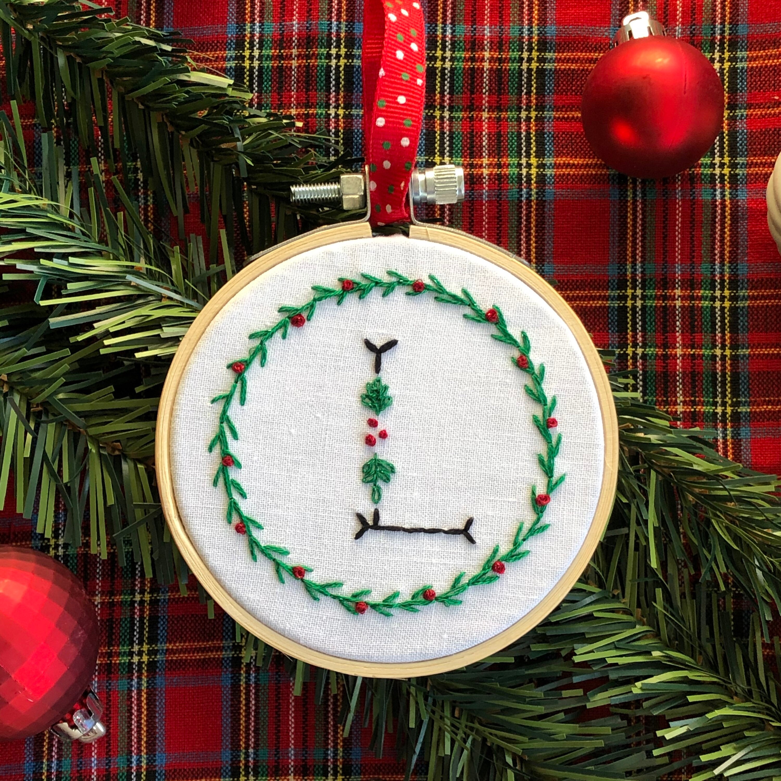 Mistletoe Alphabet | Embroidery Alphabet PDF | Rustic Pattern ...