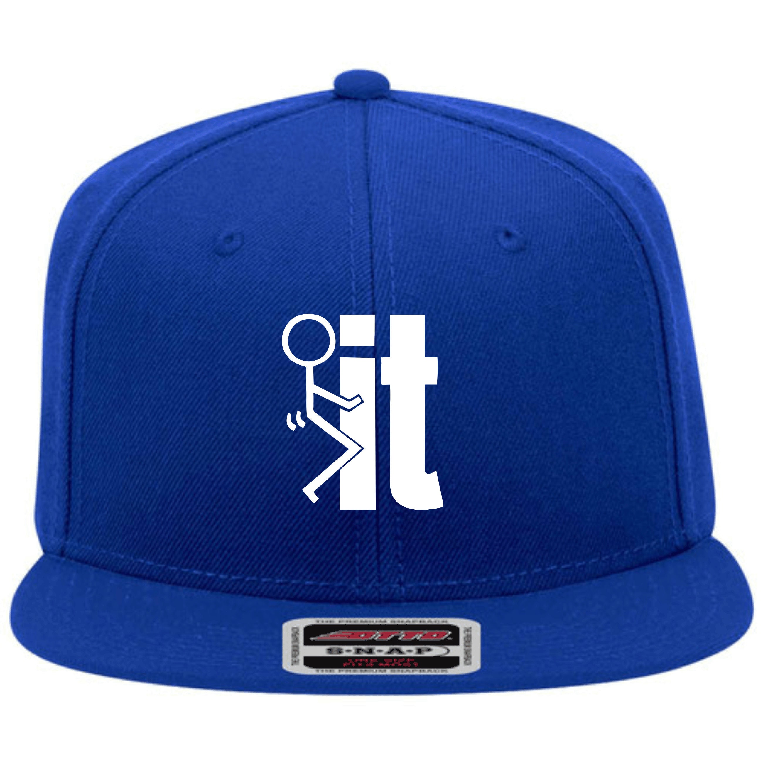 Fuck It Flatbill Hat, Funny Baseball Cap, Custom Embroidery, Best Friend Gift, Personalized ...