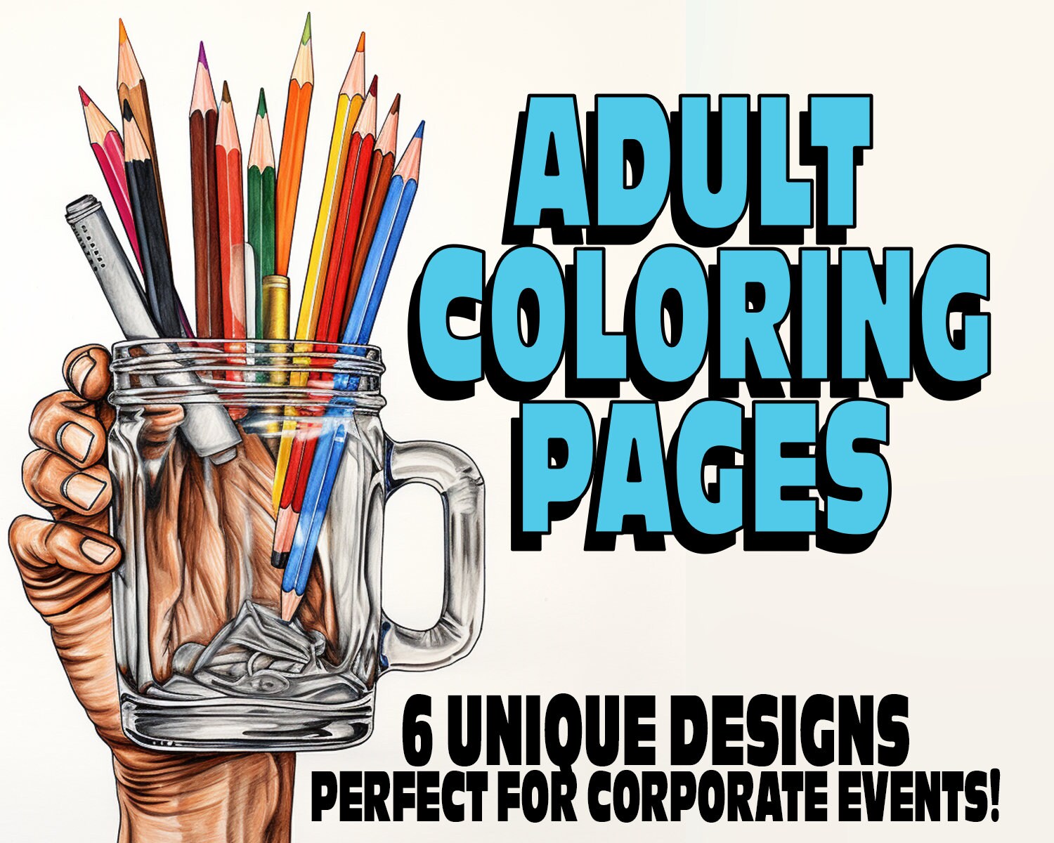 Printable Coloring Pages for Adults, Corporate Activity Sheet, Adult ...