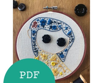 Coraline Embroidery Design File / Embroidery Pattern / Digital Download ...