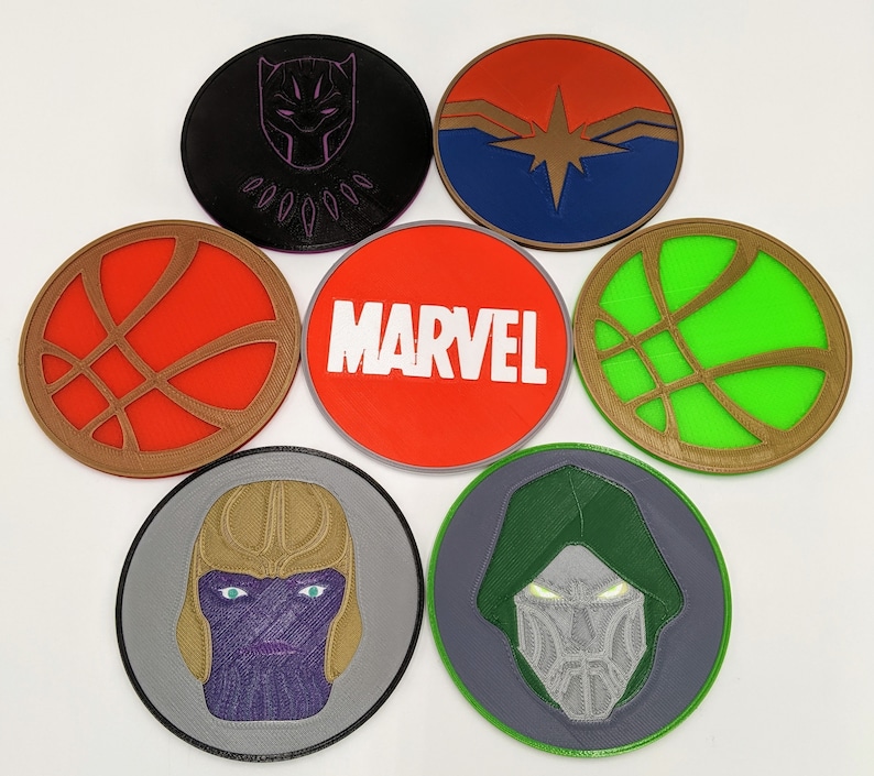 Marvel Themed Coasters - Etsy UK