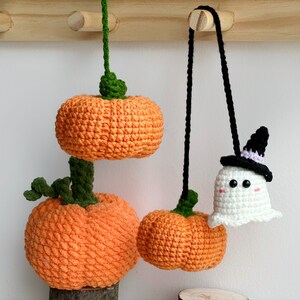 Pumpkin Crochet Pattern, Ghost Crochet Pattern, Halloween Crochet ...