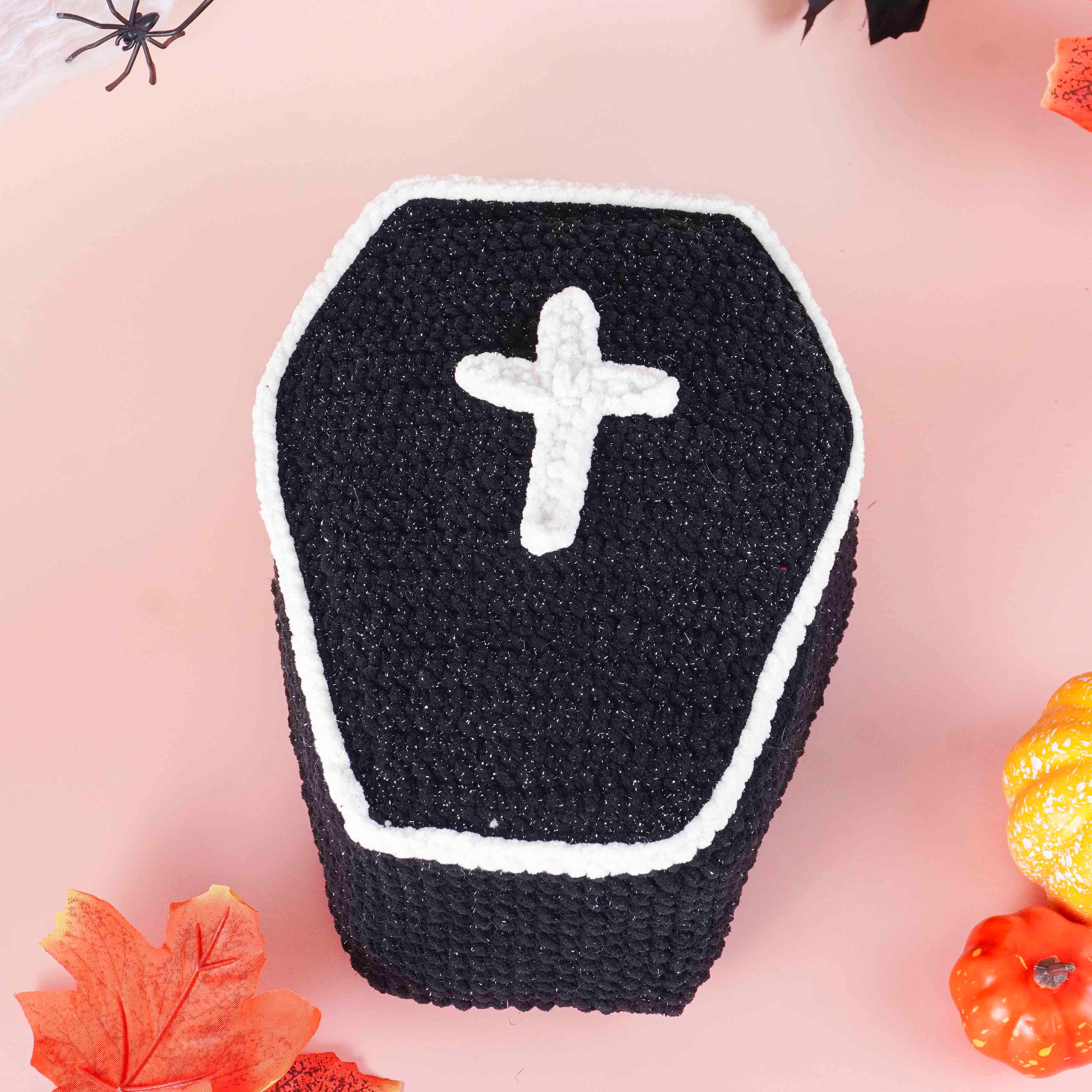 Halloween Coffin Crochet Pattern, Halloween Crochet Pattern, Coffin ...