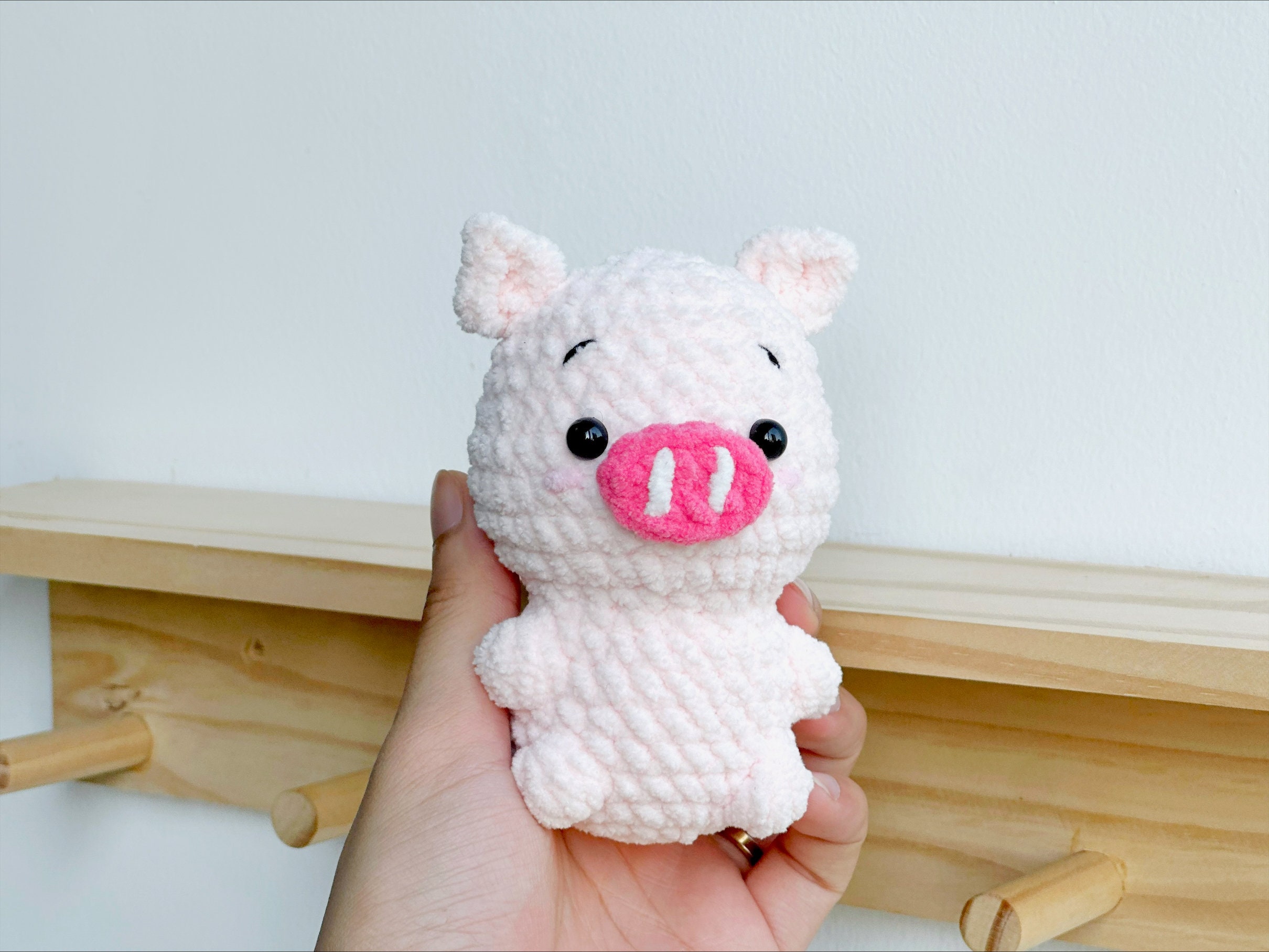 Piggy No Sew Crochet Pattern, No Sew Amigurumi Crochet Patterns ...