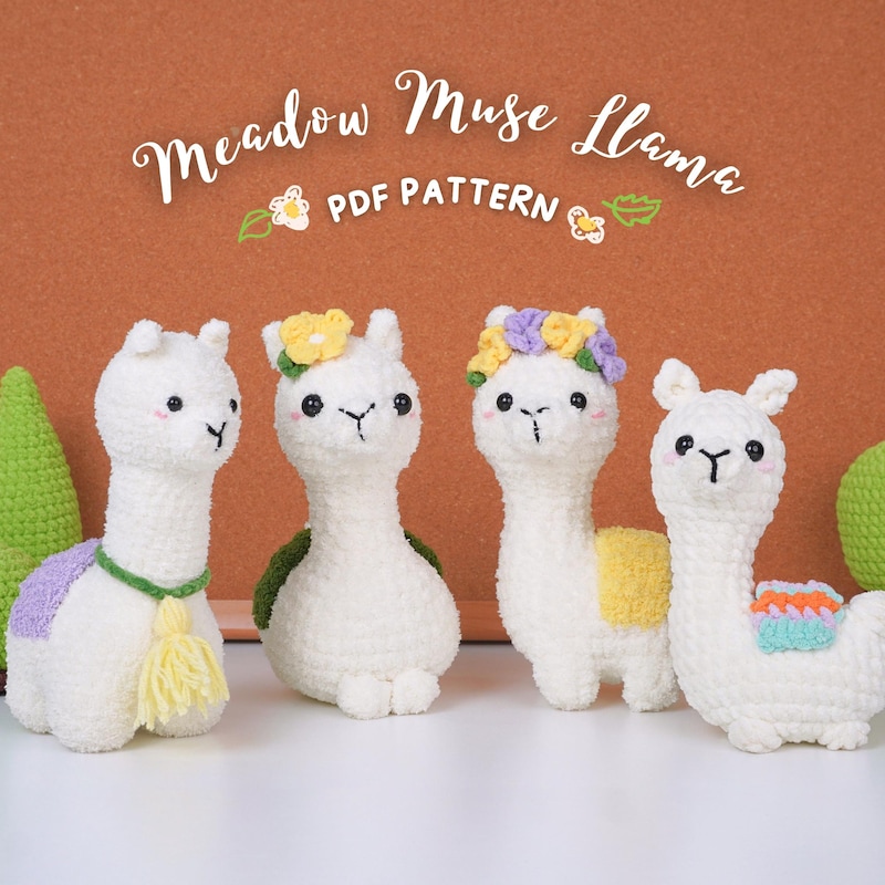 No Sew Amigurumi Llama - Etsy