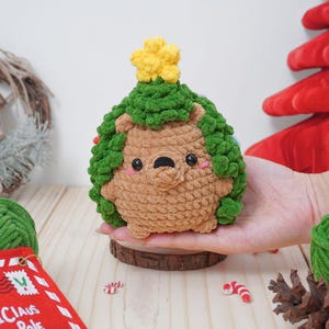Christmas Tree Hedgehog Crochet Pattern, Christmas Hedgehog Patterns ...