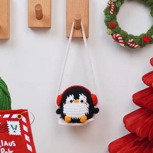 Swinging Holiday Squad Crochet Patterns, Christmas Car Hanging Crochet ...