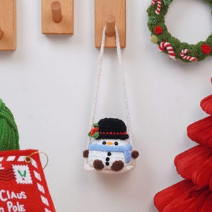 Swinging Holiday Squad Crochet Patterns, Christmas Car Hanging Crochet ...