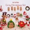 Swinging Holiday Squad Crochet Patterns, Christmas Car Hanging Crochet ...