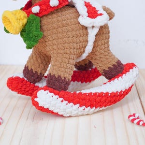 Rocking Horse Low Sew Crochet Pattern, Reindeer Crochet Pattern ...