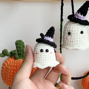 Pumpkin Crochet Pattern, Ghost Crochet Pattern, Halloween Crochet ...
