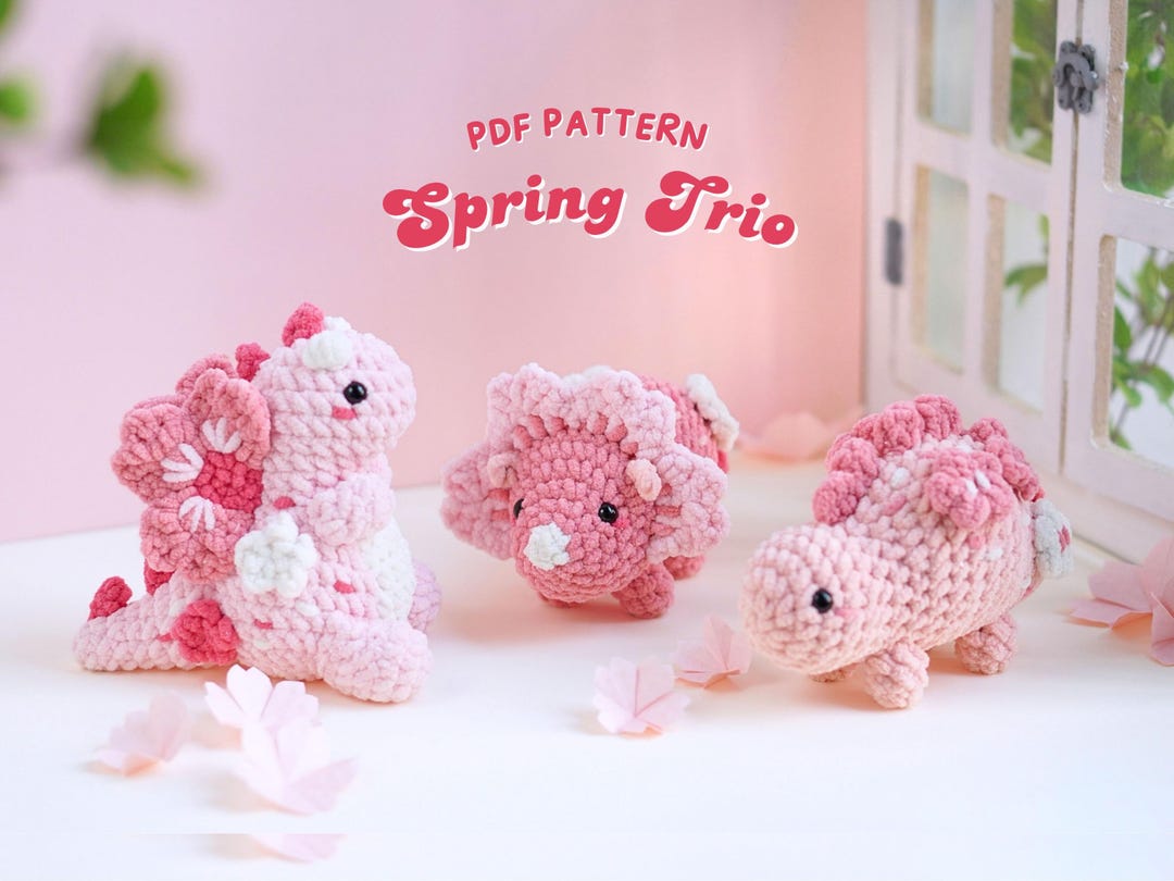 Spring Friends Crochet Patterns Bundle, Valentine Crochet Patterns ...