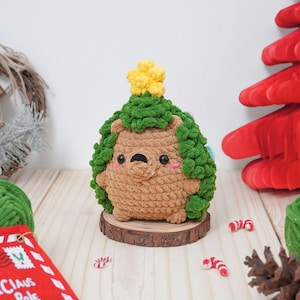 Christmas Tree Hedgehog Crochet Pattern, Christmas Hedgehog Patterns ...
