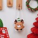 Reindeer on Swing on Swing Car Hanging Crochet Pattern, Christmas Car ...