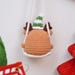 Reindeer on Swing on Swing Car Hanging Crochet Pattern, Christmas Car ...