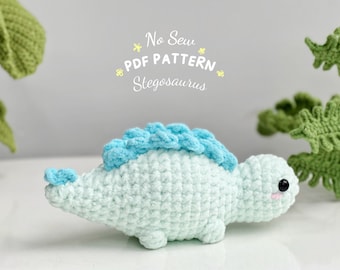 Brachiosaurus Dinosaur No Sew Crochet Pattern, Dinosaur Jurassic World ...