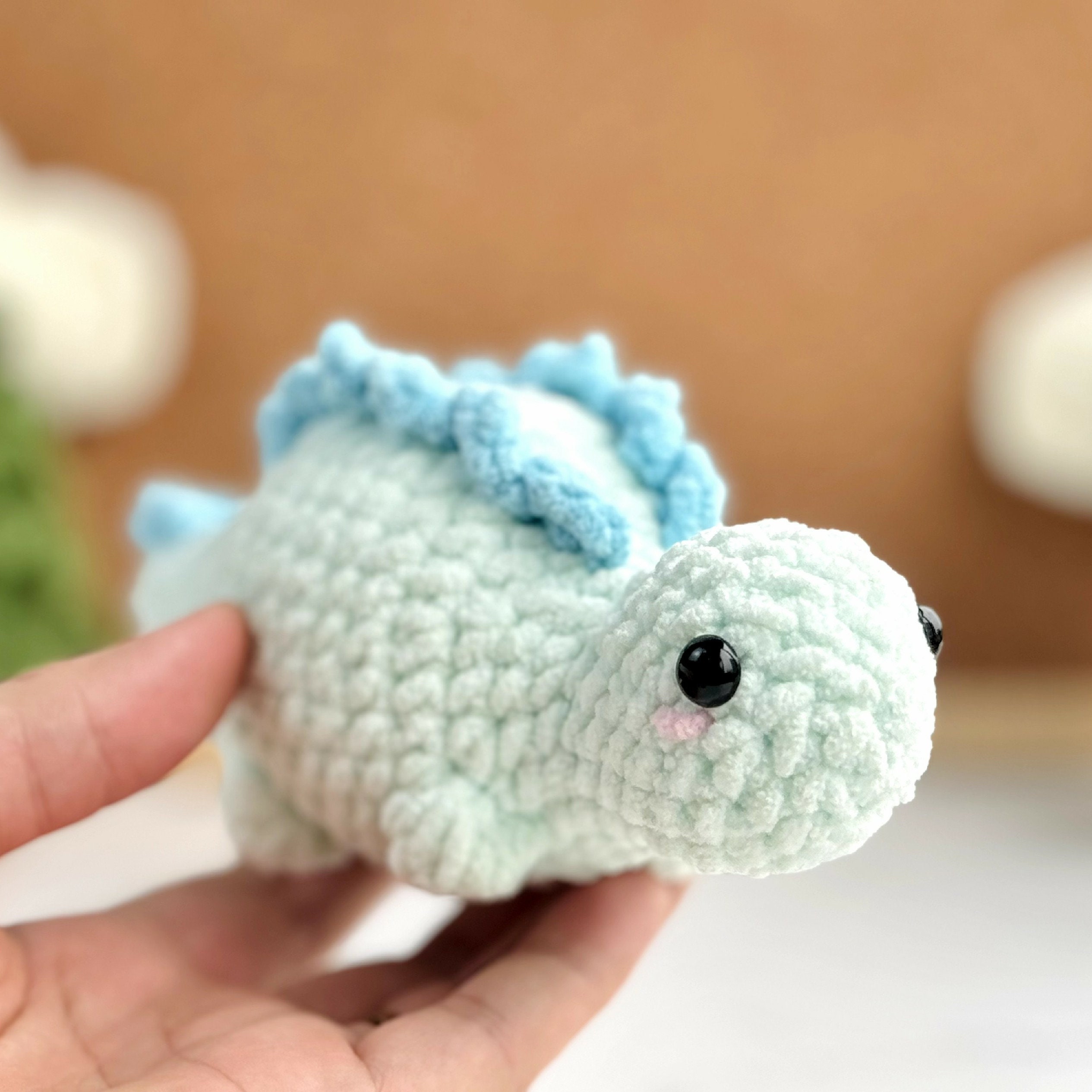 Stegosaurus Dinosaur No Sew Crochet Pattern Dinosaur Jurassic World No ...