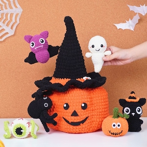 Set 19 Halloween Crochet Pattern, Bundle Halloween Crochet Patterns ...