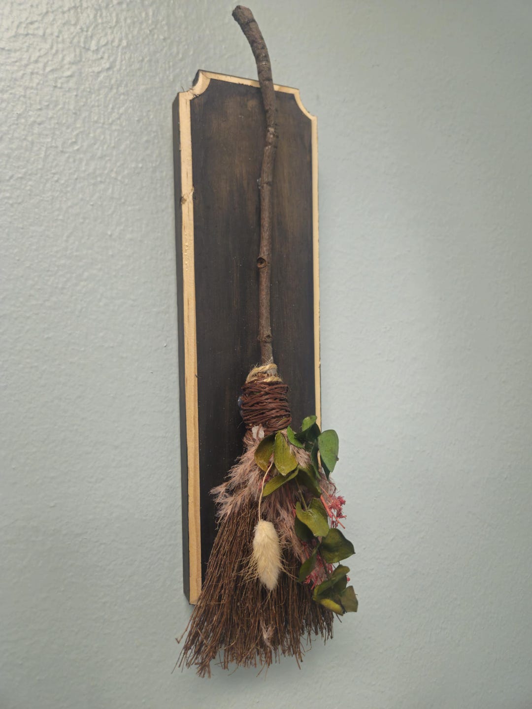 Handcrafted Blessing Broom | Essential Oil-infused Entryway Decor ...