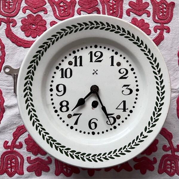 Ceramic Plate Clock - Etsy UK