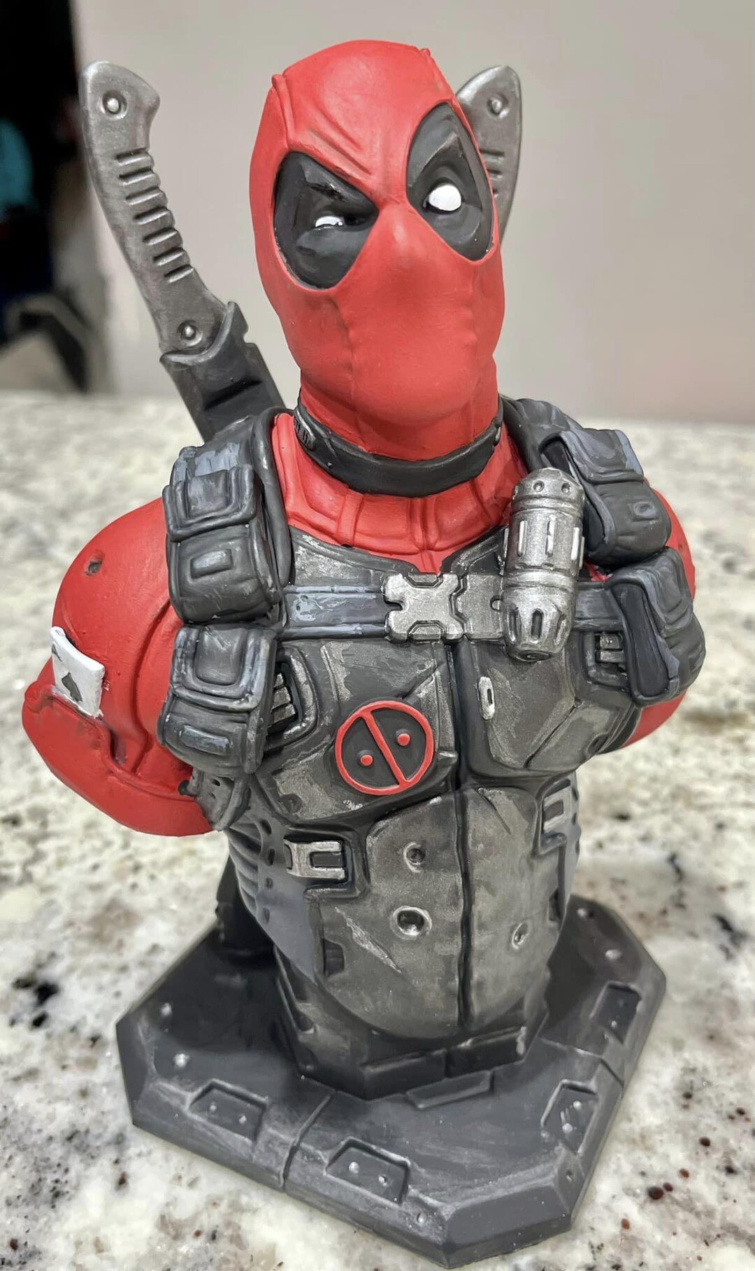 Deadpool Armored Bust - Etsy