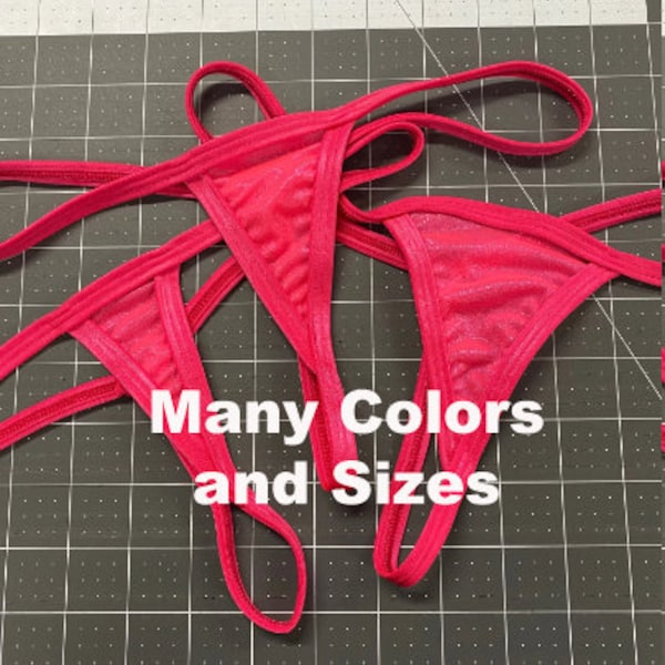 Sheer When Wet Bikinis Etsy