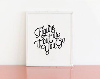 Figure It Out Poster - Etsy