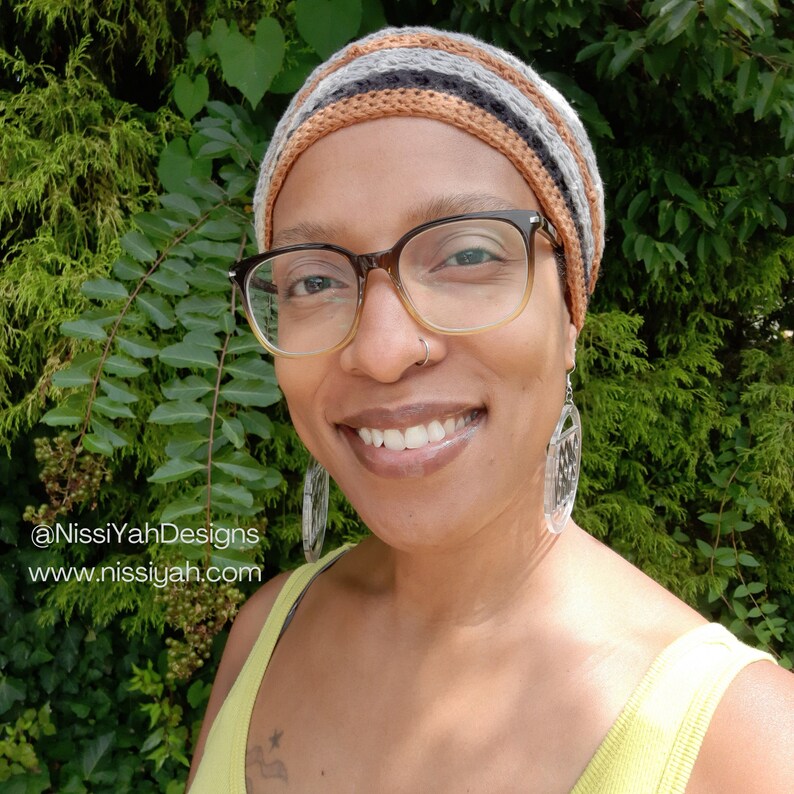 Nissiyah Designs Crocheted Crown Cover Loc Head Wrap Headwrap - Etsy