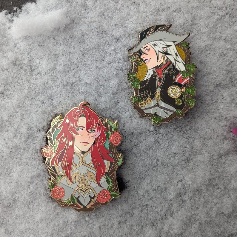 HSR - Honkai Star Rail Enamel Pins Argenti - Etsy
