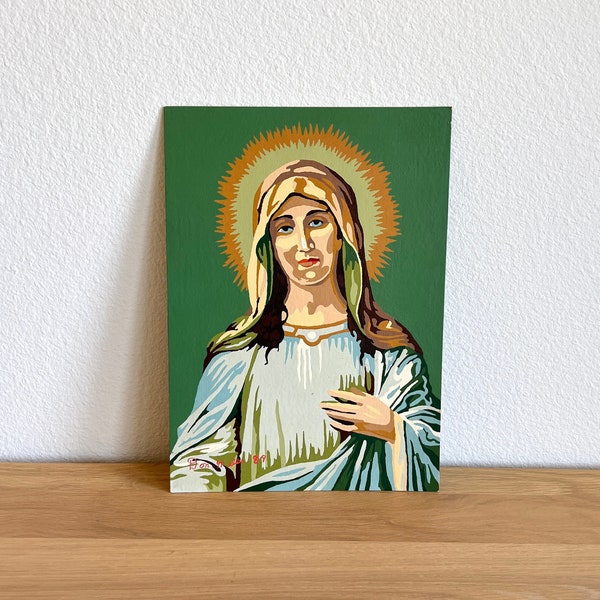 Christian Paint by Number Kit - Etsy