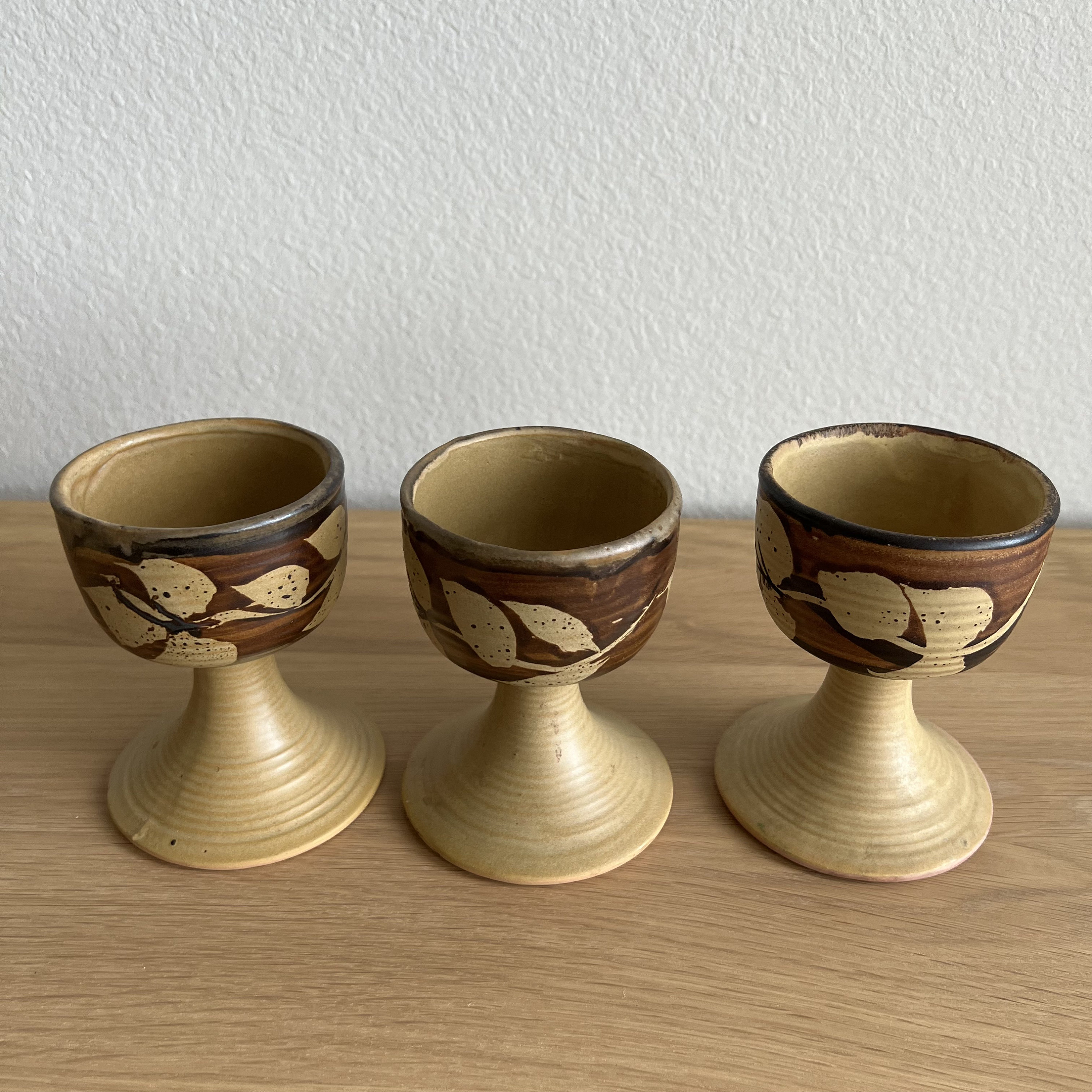 Vintage Bennett Welsh Pacific Stoneware Wine Goblets Set of - Etsy