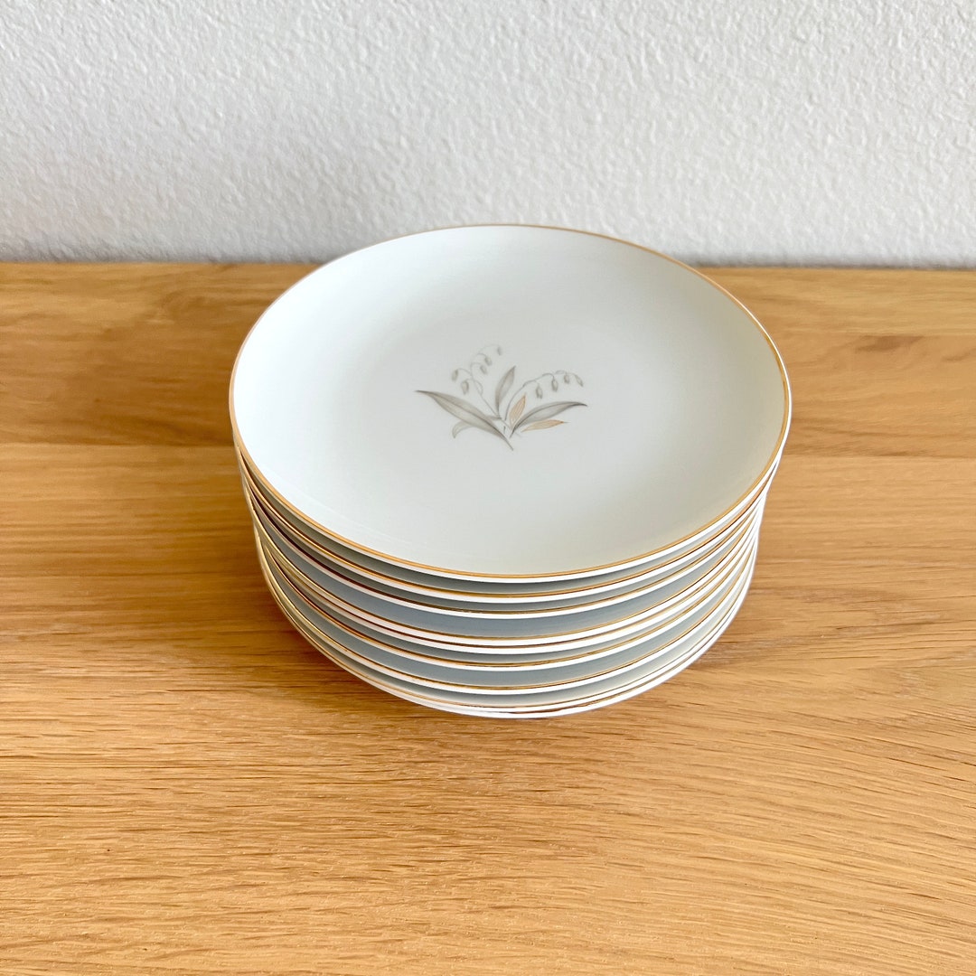 Midcentury Kaysons Fine China in "golden Rhapsody" Pattern - Set of 9 ...