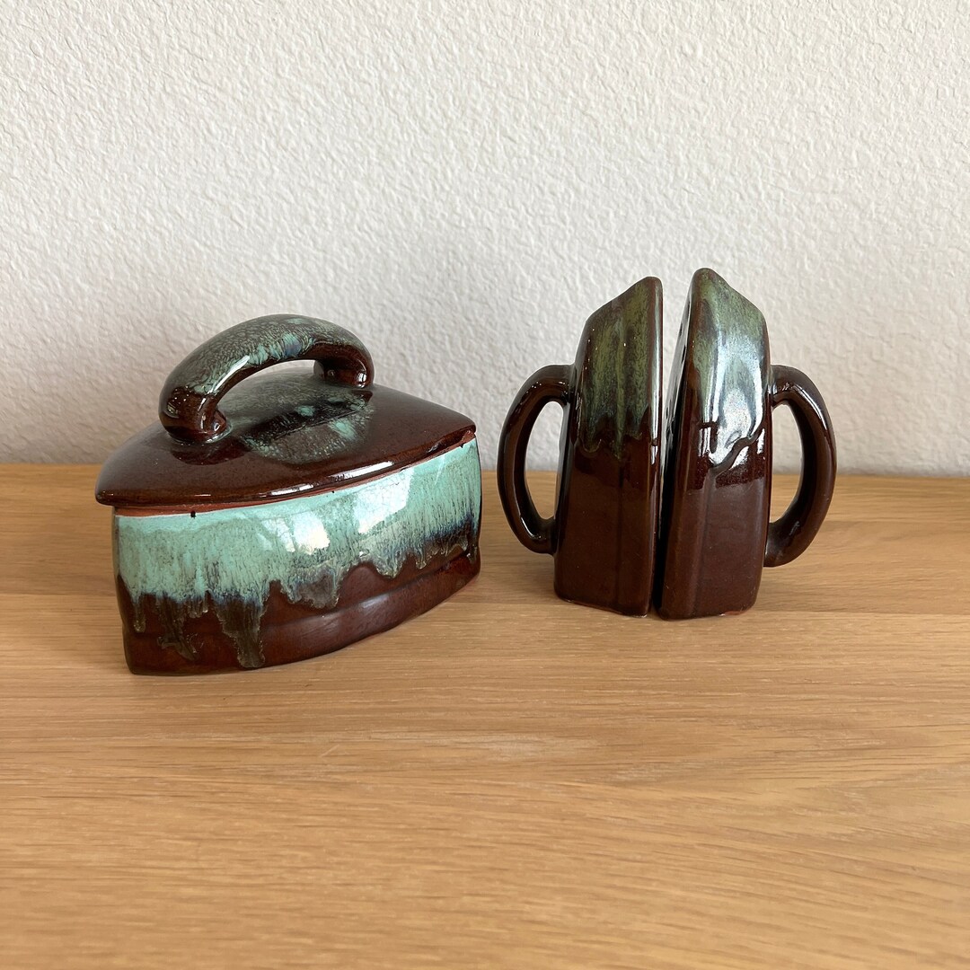 Vintage Iron-shaped Japanese Salt and Pepper Shakers and Sugar Bowl ...