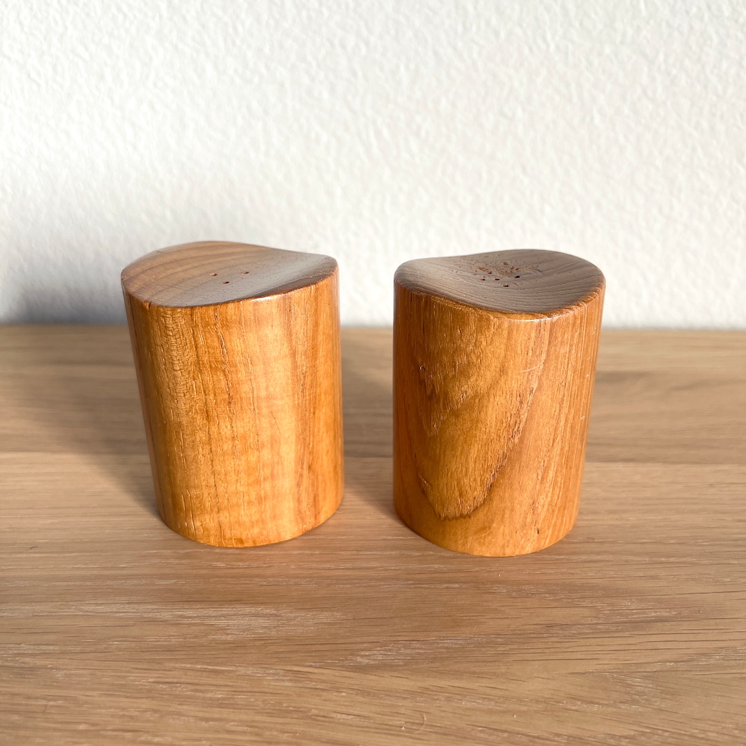 Gailstyn-sutton Teak Salt and Pepper Shakers / Vintage Midcentury Teak ...