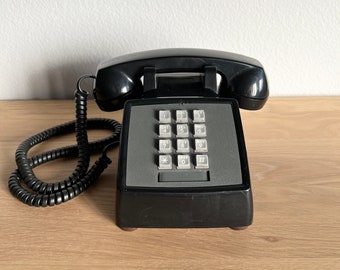 1980s Vintage Telephone, Dial Landline Phone, Vintage Phone, Beige Desk ...