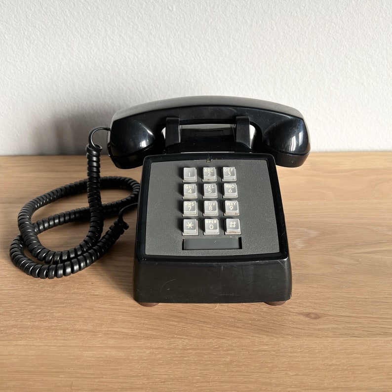 Western Electric 2500 Touchtone Desk Phone / Vintage Telephone - Etsy