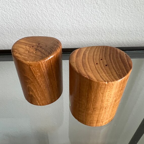Gailstyn-sutton Teak Salt and Pepper Shakers / Vintage - Etsy
