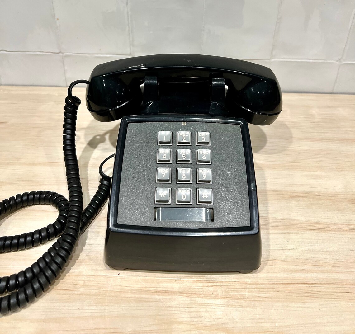 Western Electric 2500 Touchtone Desk Phone / Vintage Telephone | Etsy
