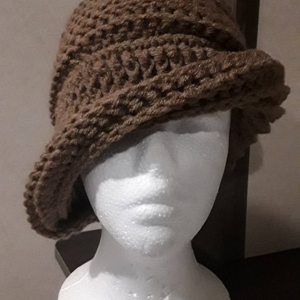 Mobius Twist Crochet Vintage Cloche Hat - Etsy
