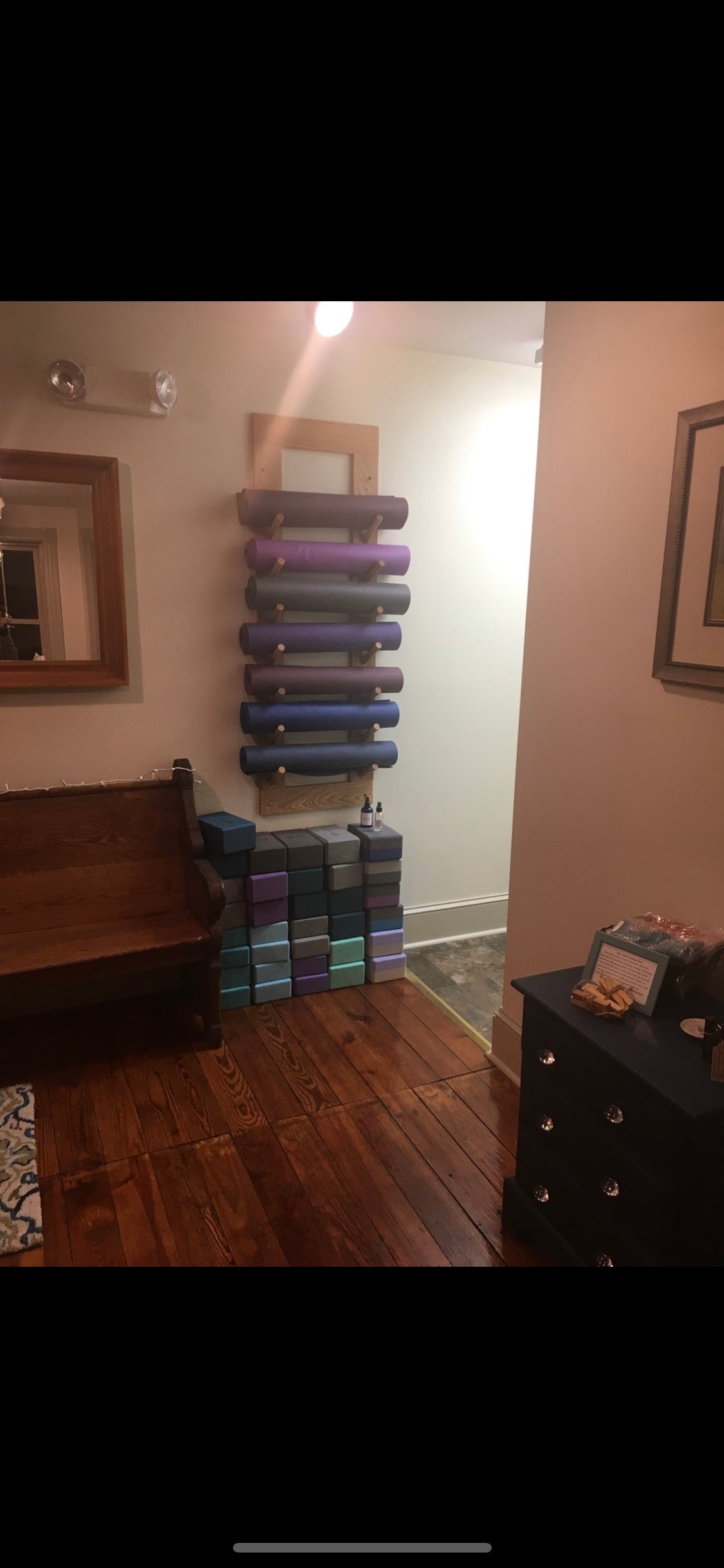 Yoga Mat Holder/ Custom Yoga Mat Rack/ 12345678910 - Etsy Hong Kong